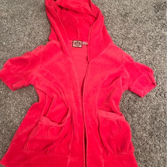 Juicy Couture | Jackets & Coats | Terry Cloth Hot Pink Juicy Couture ...